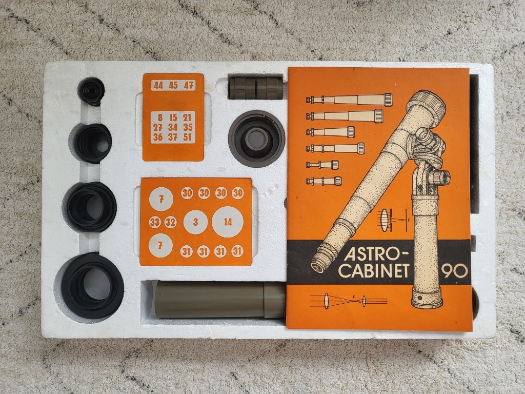 Astro Cabinet 90 teleskop zabawka PRL | Warszawa | Kup teraz na Allegro ...