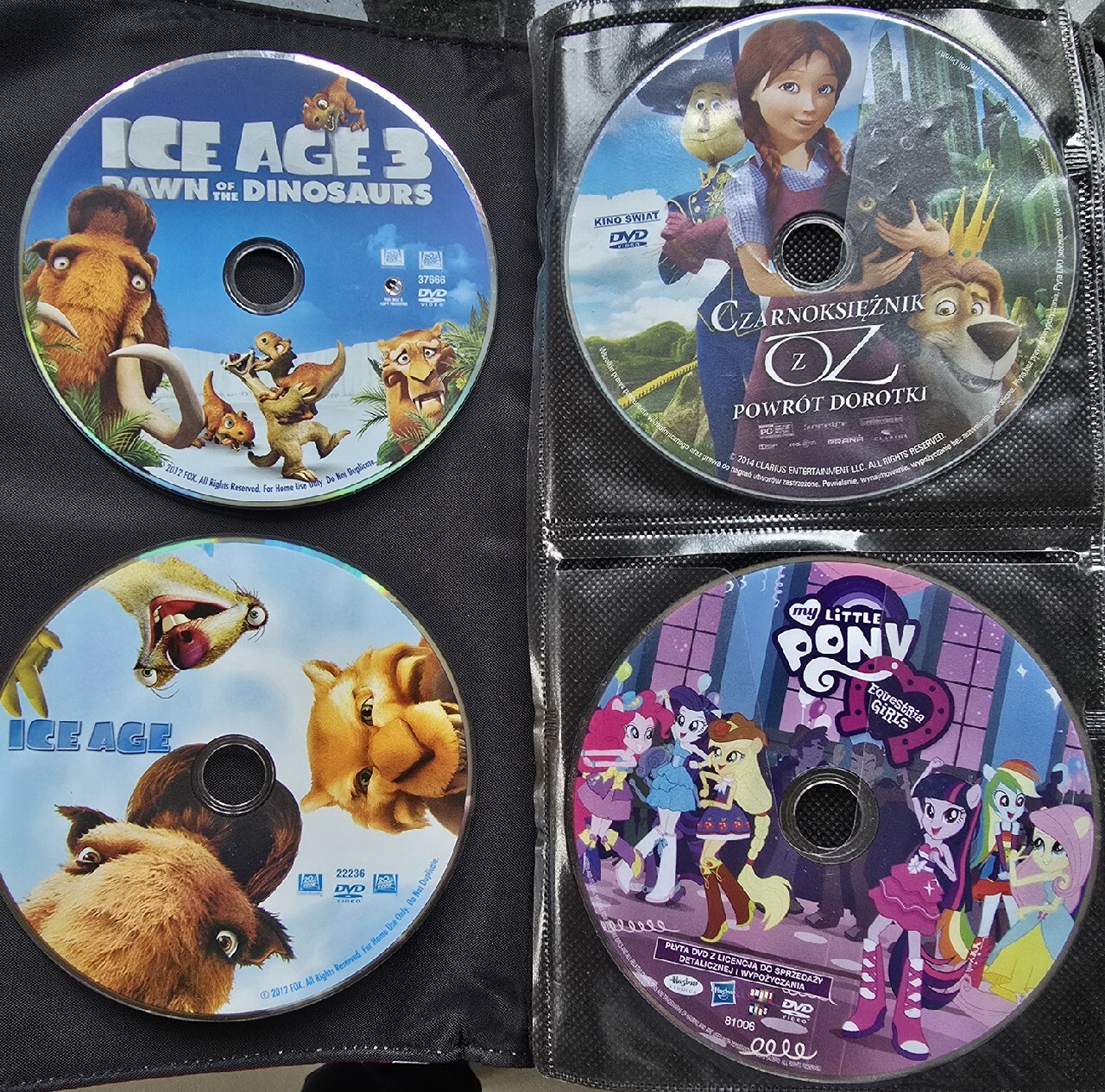 Płyta fimy DVD kolekcja dla dzieci Disney Król Lew Barbie bajki 52 szt ...