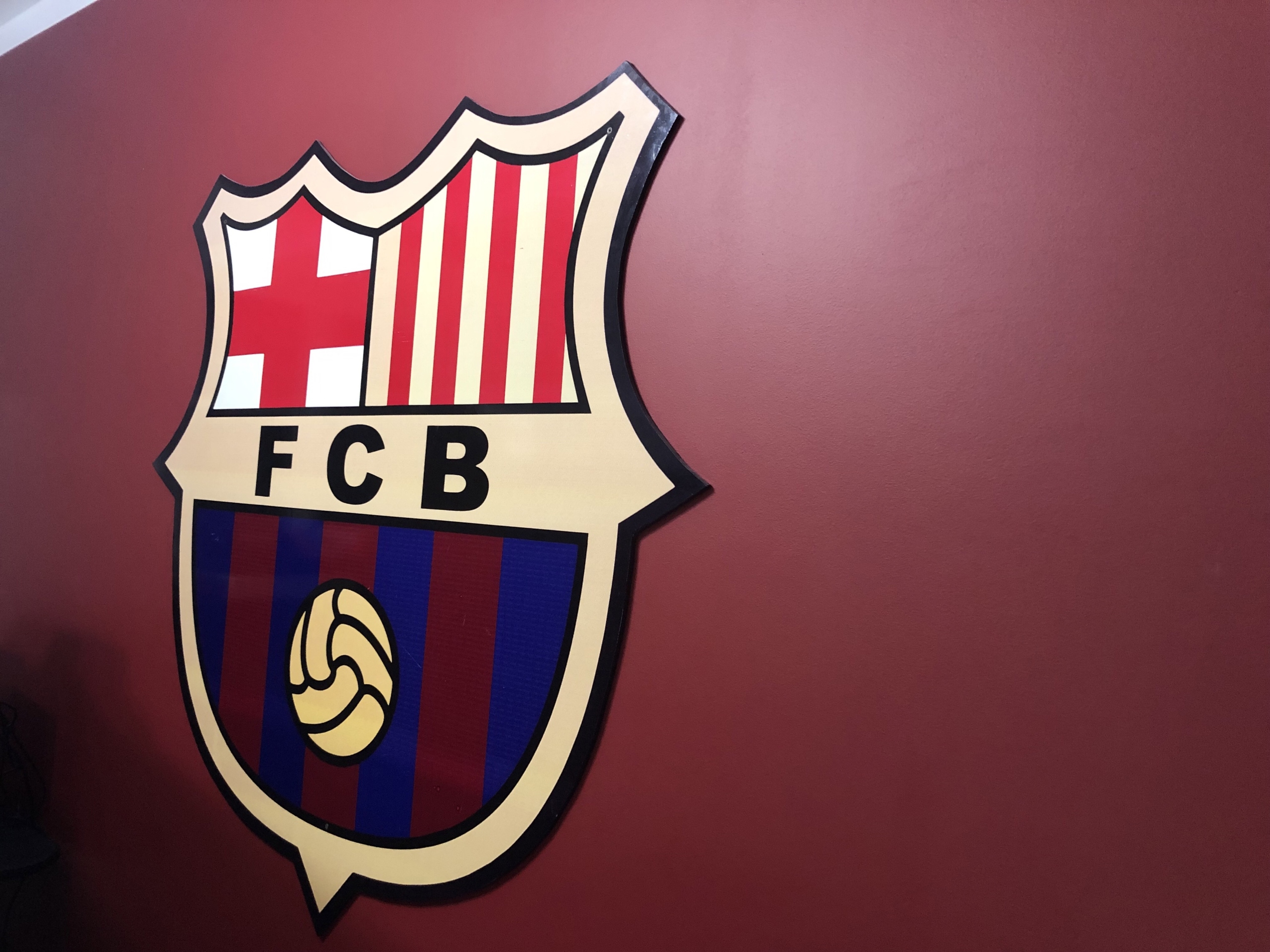 Duży Herb FCB dla fana piłki | Mińsk Mazowiecki | Kup teraz na Allegro ...