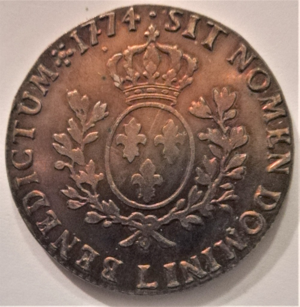 Francja 1 ECU 1774 Ludwik XV stara moneta | Warszawa | Licytacja na ...