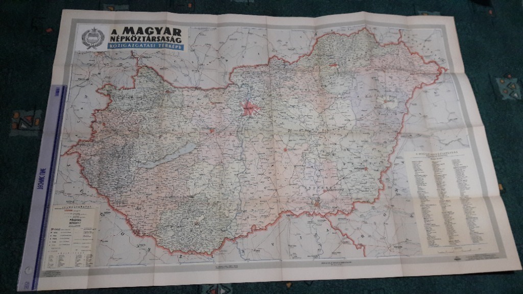 Mapa Wegier - Niska cena na Allegro.pl