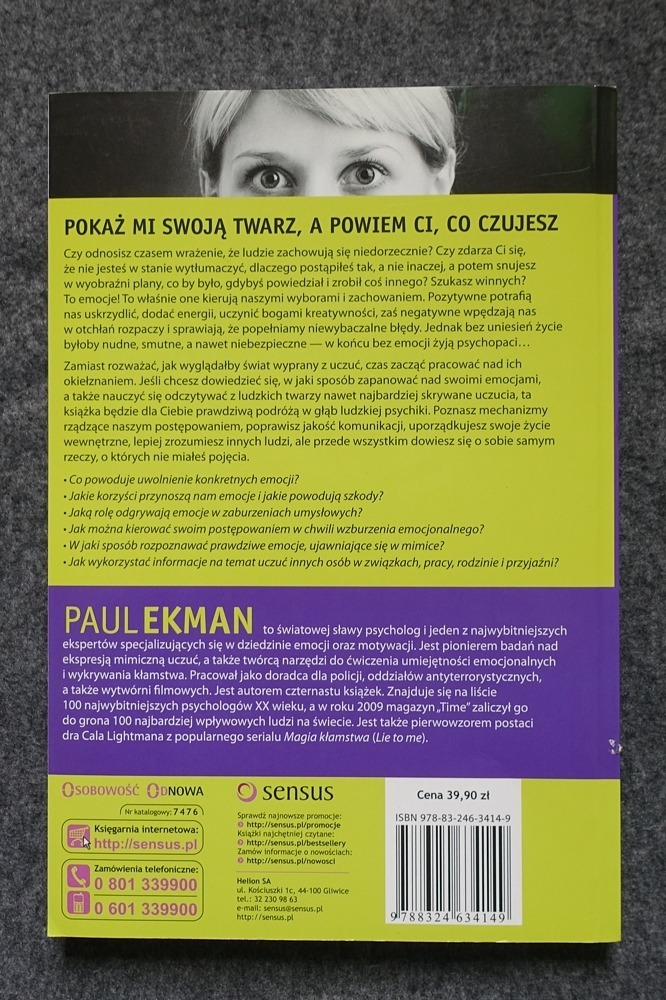 Paul Ekman - Emocje Ujawnione | Busko-Zdrój | Ogłoszenie na Allegro ...