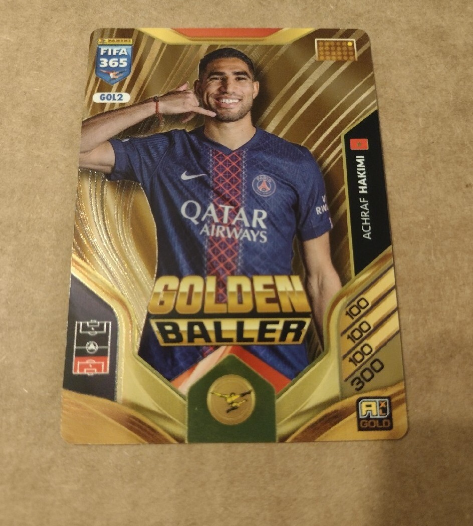 Panini FIFA 365 2026 golden baller Hakimi | Chrzanów | Kup teraz na ...