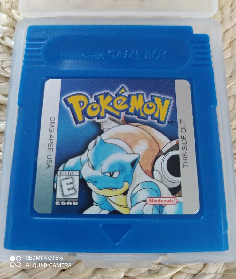 POKEMON BLUE Gameboy Color/Advance/Pocket/Classic (NOWA) WYSYŁKA 3 H ...