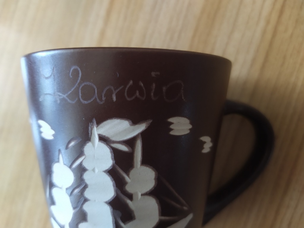 KARWIA kubek VERONI pamiątkowy J NOWY | Tychy | Kup teraz na Allegro ...