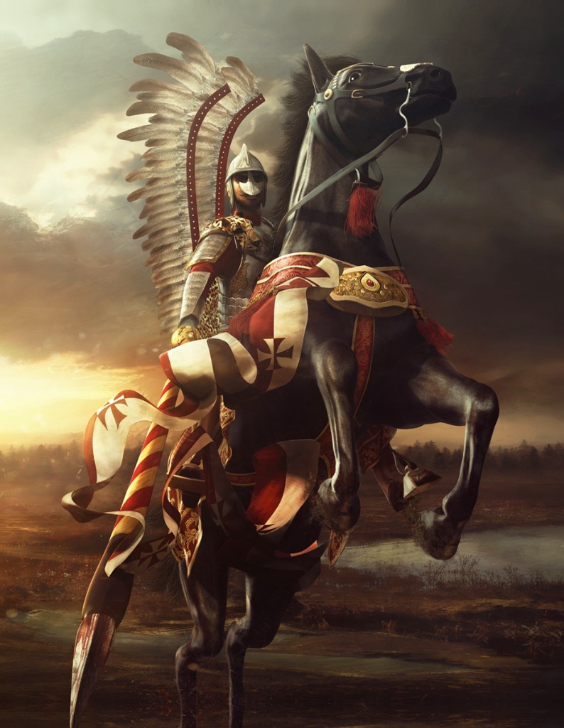 Husarz Husaria obraz canvas na ścianę 80x100cm | Wrocław | Kup teraz na ...