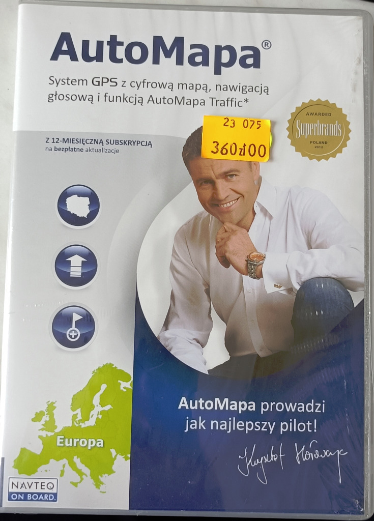 AutoMapa Europa | Tomaszów Lubelski | Ogłoszenie na Allegro Lokalnie