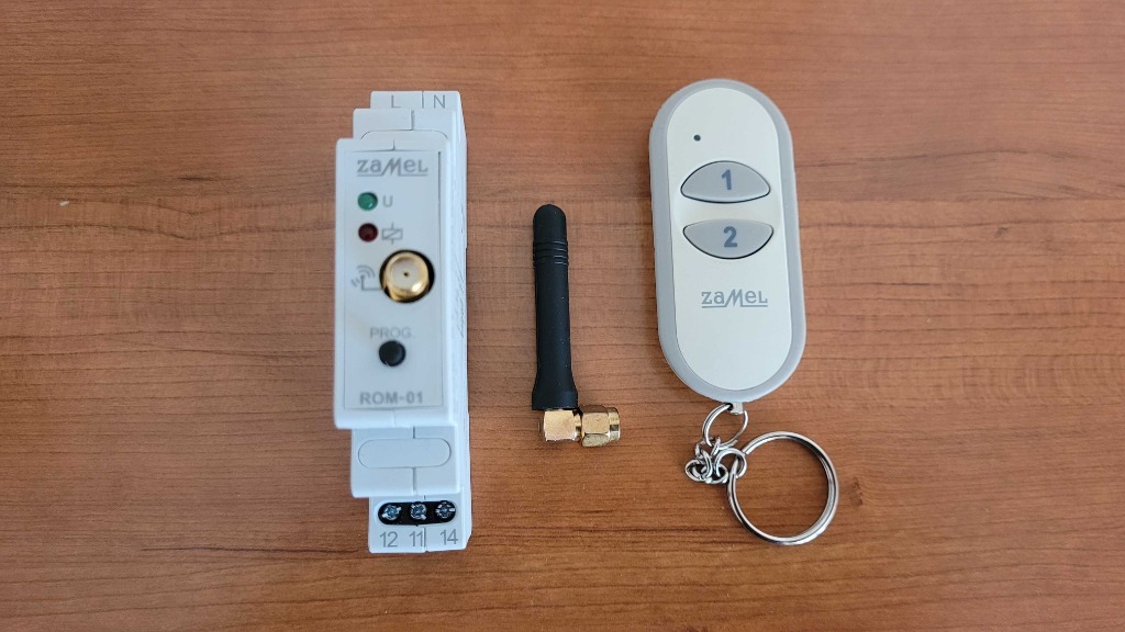 RADIOWY ODBIORNIK ZAMEL ROM01 + PILOT 868MHz | Pszów | Kup teraz na ...