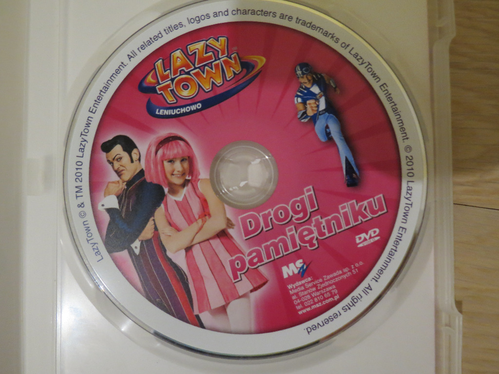 Lazy Town Leniuchowo Drogi pamiętniku DVD | Łask | Kup teraz na Allegro ...