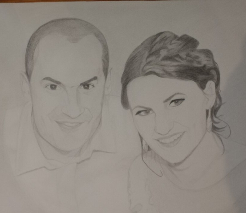 Portret rysunek prezent A4 A3 | Pilica | Kup teraz na Allegro Lokalnie