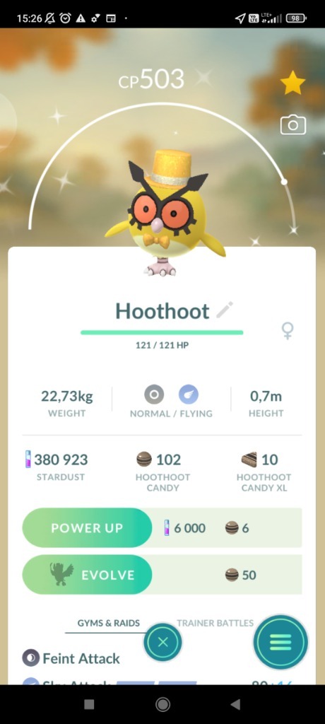 Pokemon Go Shiny Hoothoot strój noworoczny Trade | Zamość | Kup teraz ...