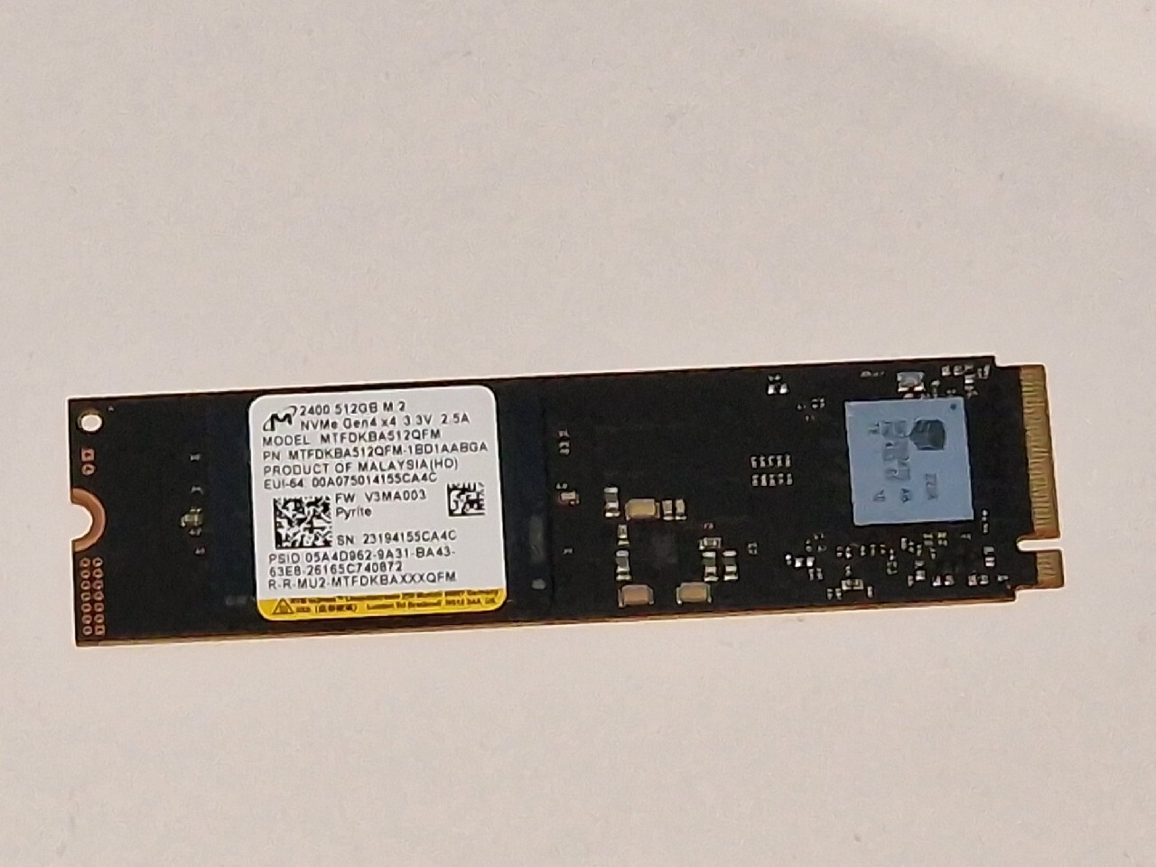 Dysk SSD Micron 512GB MTFDKBA512QFM m.2 pcie | Ostrowiec Świętokrzyski ...