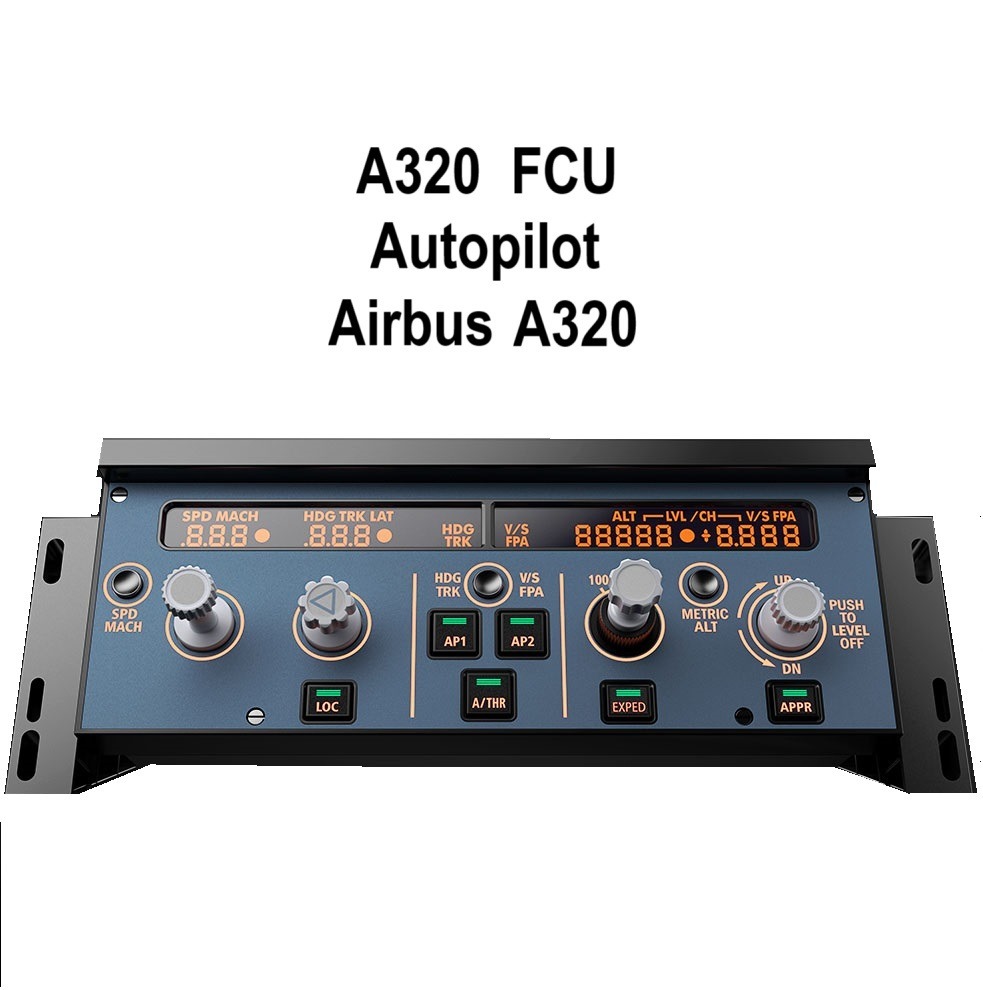 Autopilot A320 FCU Działa z Joystick Thrustmaster TCA Quadrant Airbus ...