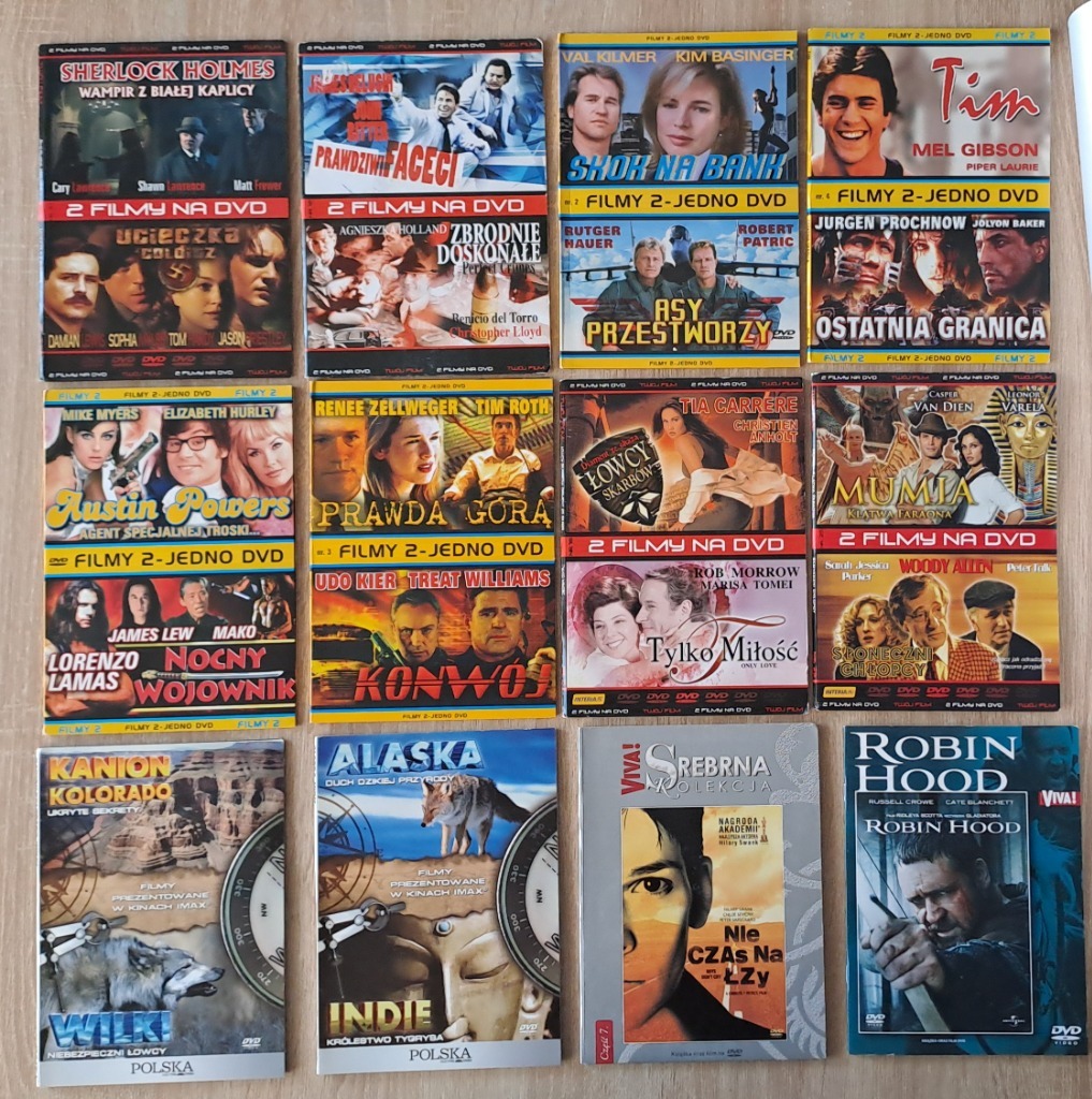 Zestaw 21 płyt DVD - filmy | Ciechanów | Kup teraz na Allegro Lokalnie