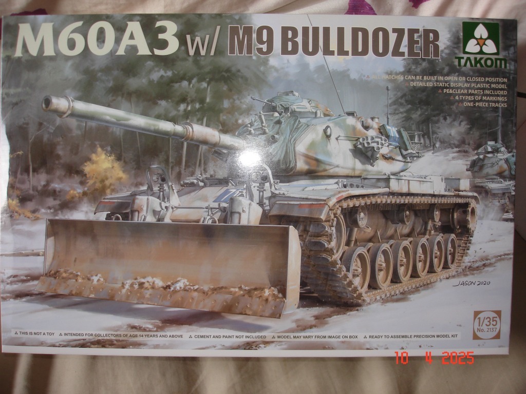 M60 A3 w M9 Bulldozer 1 35 Takom na wypasie | Wrocław | Kup teraz na ...