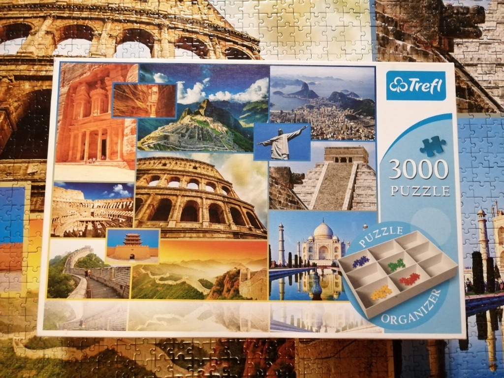 PUZZLE 3000 Trefl Wonders of the world | Cyców | Kup teraz na Allegro ...