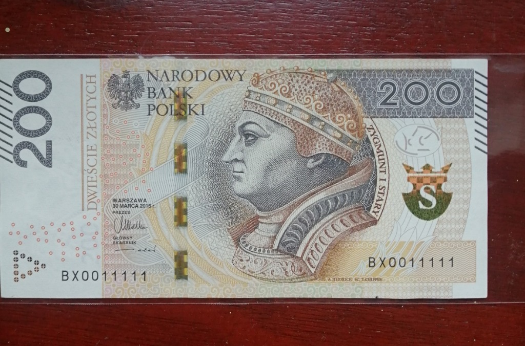 200 zl 2015r Super ciekawy numer | Wrocław | Licytacja na Allegro Lokalnie
