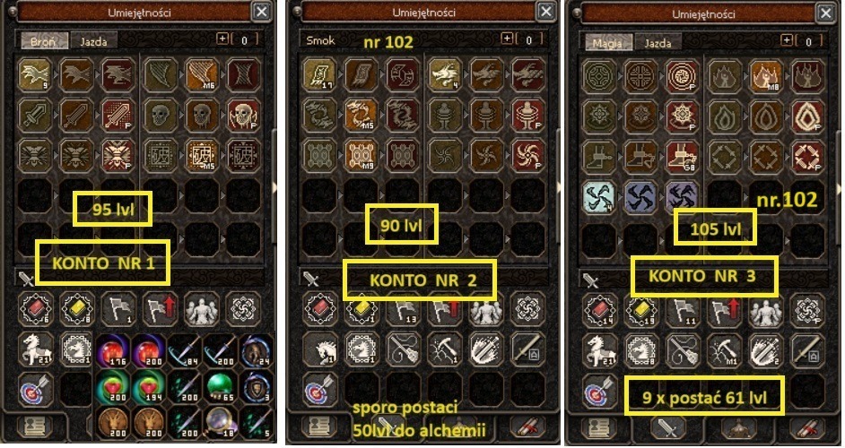 Metin2 Polska SURA Bm 105 WP 95 Szamanka Buff Smok 90 nie 120 LVl ...