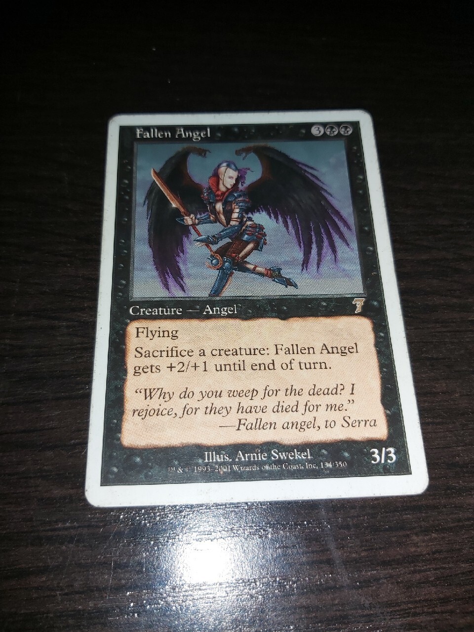 Karta Fallen Angel. Magic The Gathering | Przemyśl | Kup teraz na ...