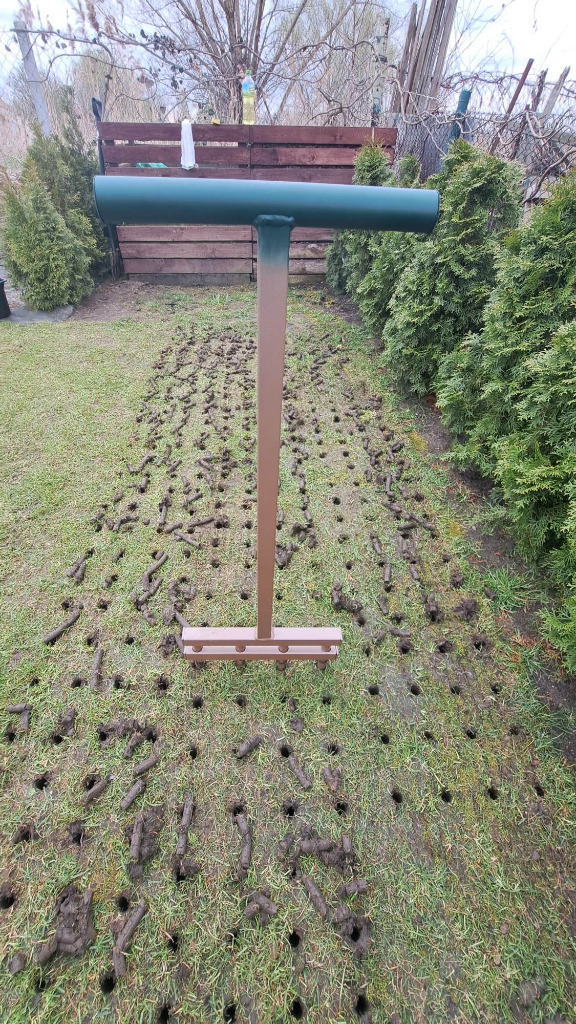 AERATOR RURKOWY RĘCZNY PIASKOWANIE TRAWNIKA | Tczew | Kup teraz na ...