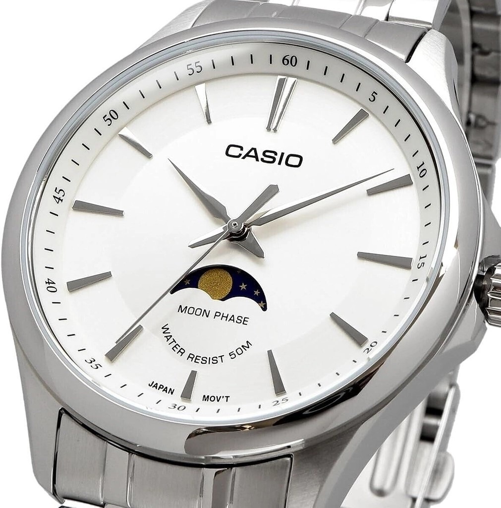 ZEGAREK CASIO MOON PHASE MTPM100D7AVDF | Warszawa | Kup teraz na ...
