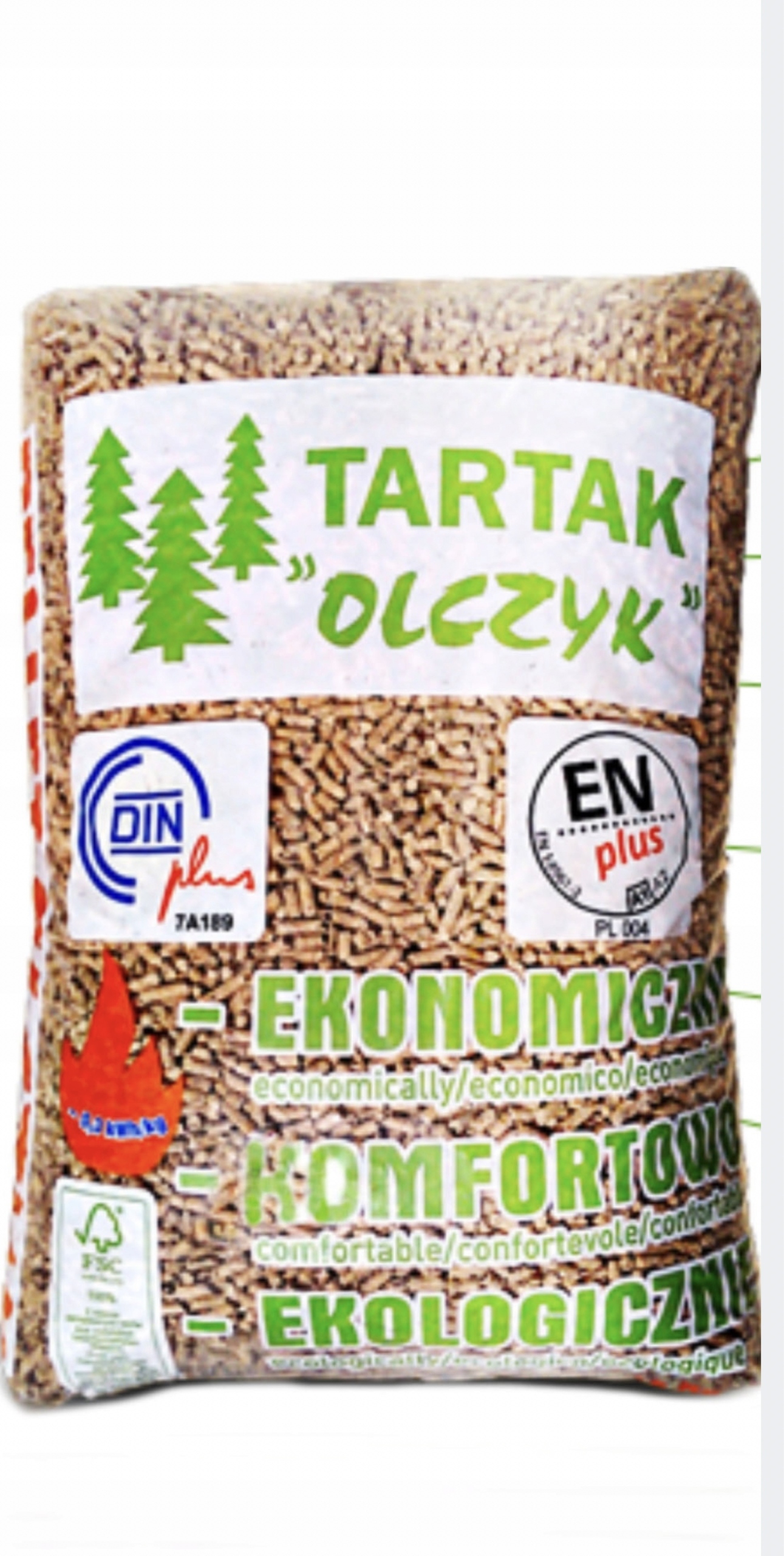 Najlepszy Pellet Drewniany Pellet Olczyk 15kg | Nowy Sącz | Kup teraz ...