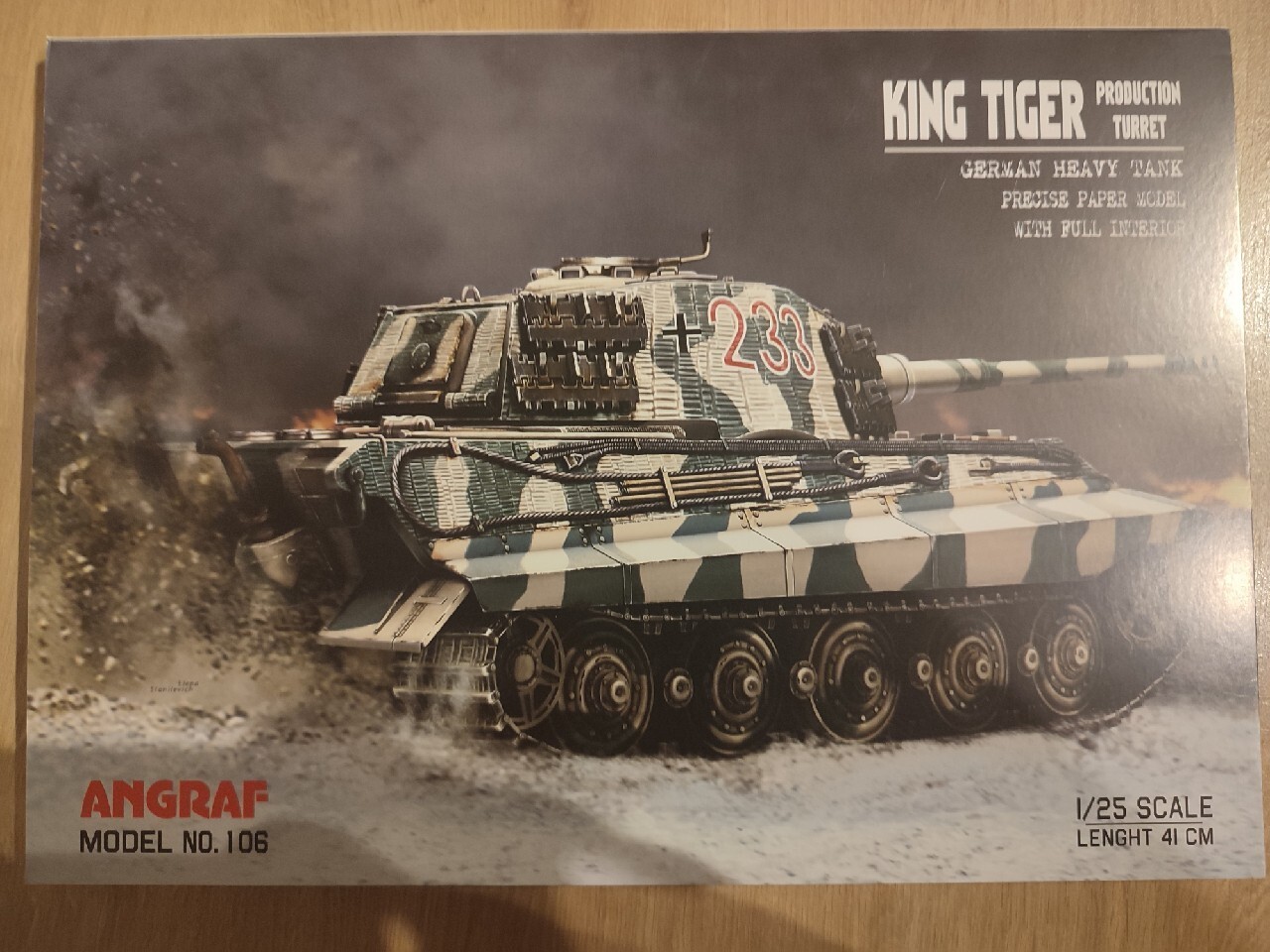 Model kartonowy King Tiger Angraf | Kraków | Kup teraz na Allegro Lokalnie