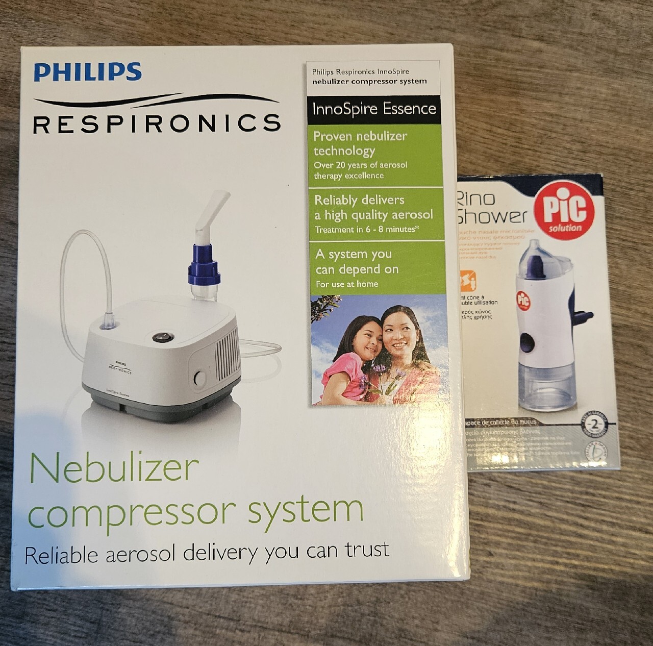 Inhalator nebulizator Philips ISpire Essence + Rhino shower | Poznań ...