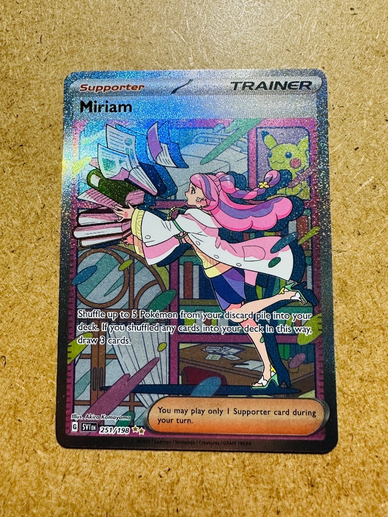 Karta Pokemon - Miriam Scarlet and Violet 251/198 | Warszawa | Kup ...