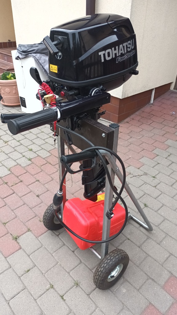 silnik zaburtowy do pontonu, łodzi tohatsu 6KM | warszawa | Ogłoszenie na Allegro Lokalnie