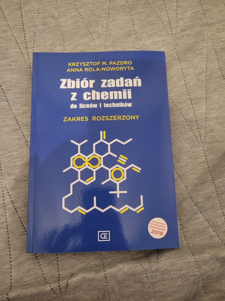 Zbiór Zadań z chemii K Pazdro Zakres rozszerzony | Warszawa | Kup teraz ...