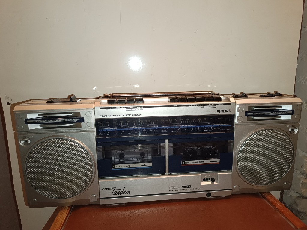Radiomagnetofon Philips typ D8334 00 super tandem | Gdańsk | Licytacja ...