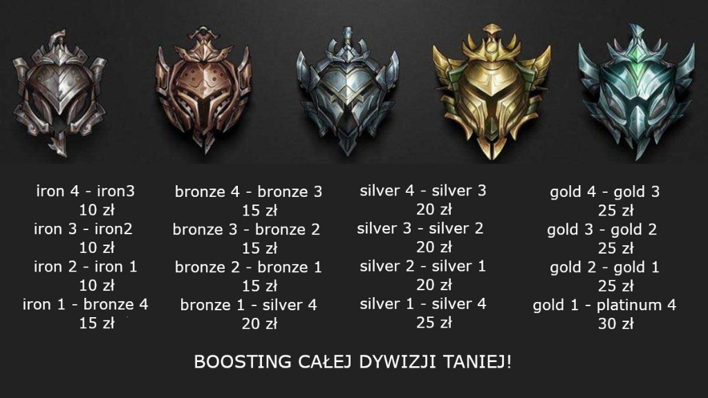 RANGA LEAGUE OF LEGENDS LOL ELO BOOST | Łódź | Kup teraz na Allegro ...