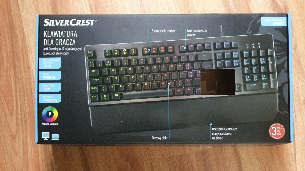 Klawiatura Gamingowa SilverCrest RGB | Mała Piaśnica | Kup teraz na ...