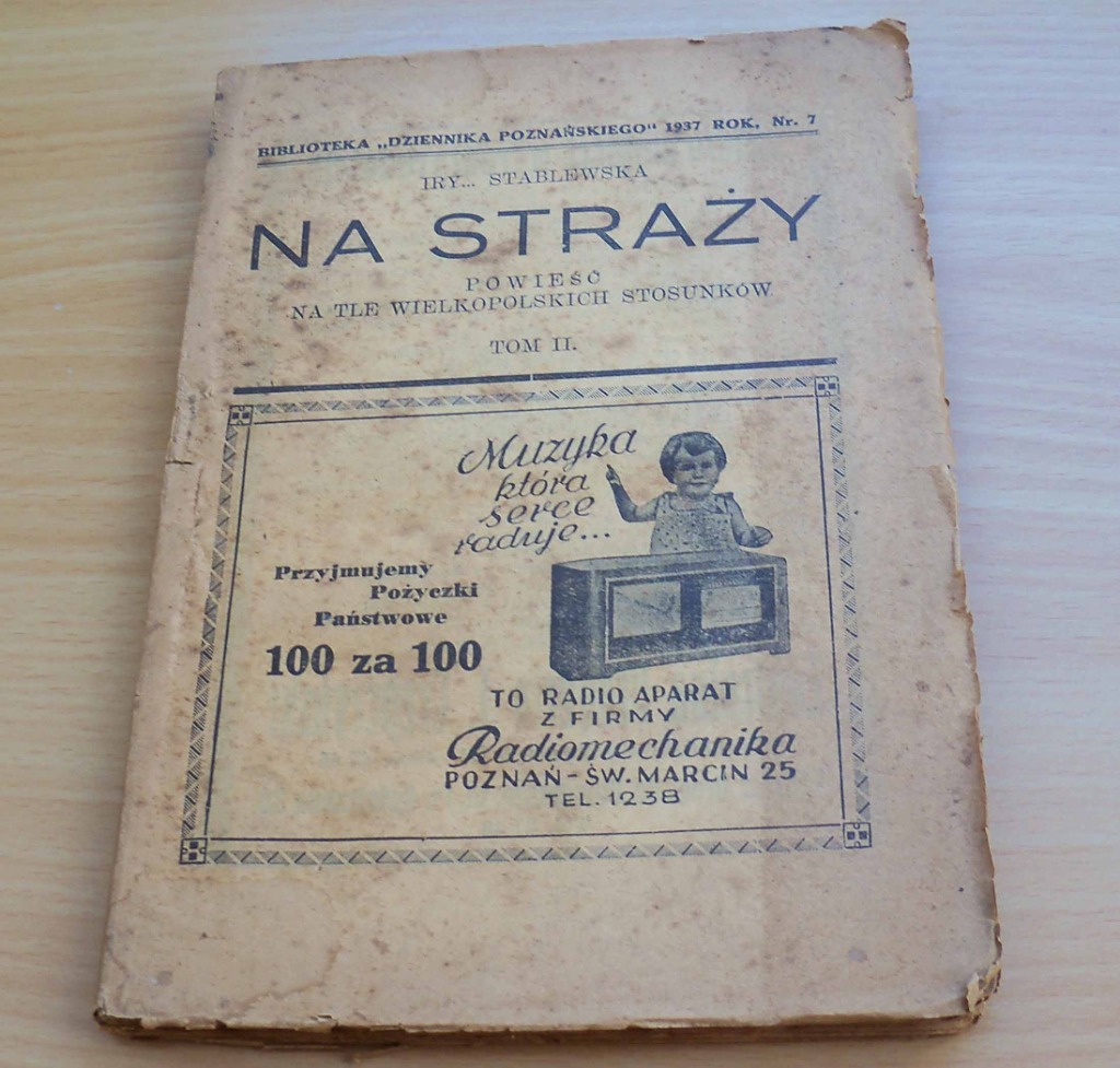 Na straży tom II - Iry... Stablewska 1937 | Oborniki Śląskie | Kup ...