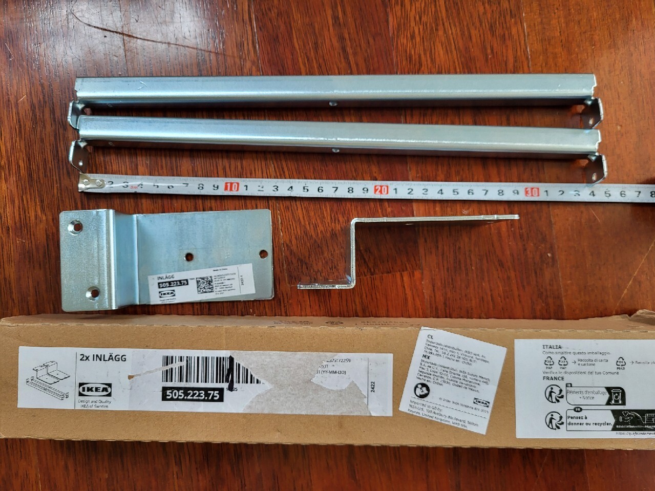 Lacznik blatu z regalem Kallax mocowanie Ikea INLAGG | Łódź | Kup teraz ...