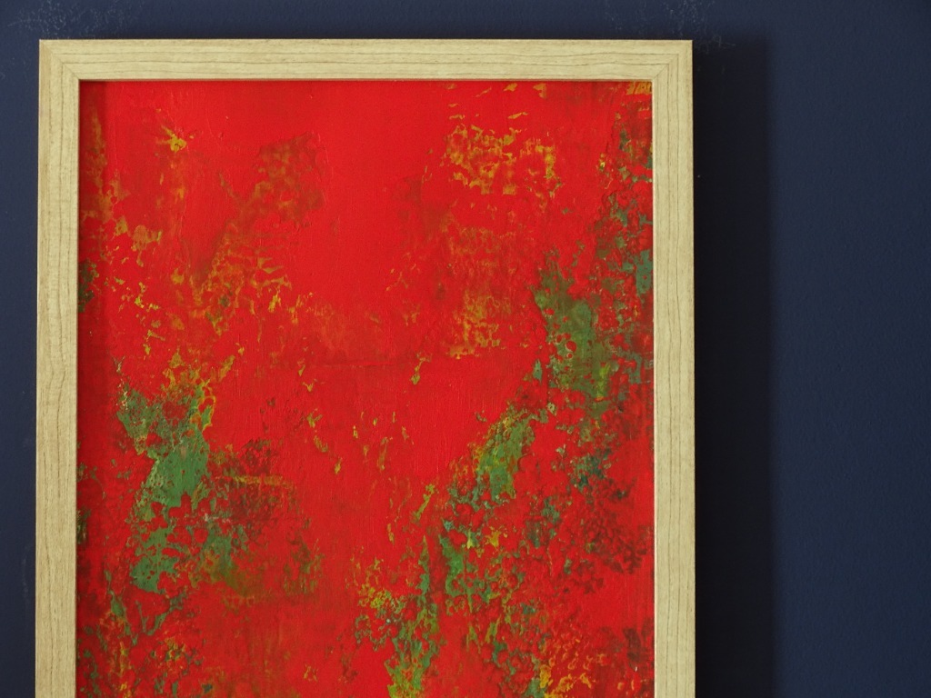 Obraz akrylowy na papierze abstrakcja czerwony | Namysłów | Kup teraz ...