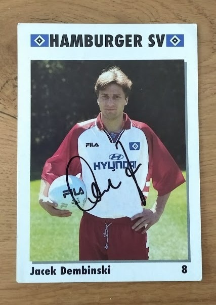 Autograf Jacek Dembiński Hamburger SV Lech Poznań | Ruda Śląska | Kup ...