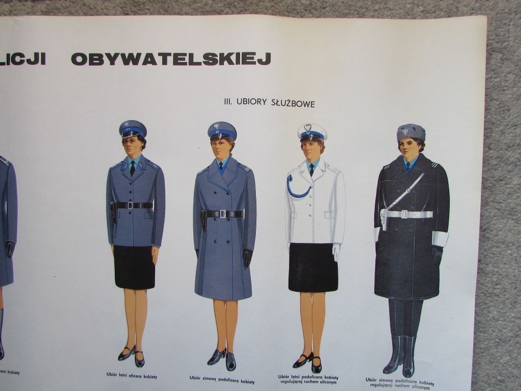 Milicja Obywatelska - umundurowanie | Inowrocław | Kup teraz na Allegro ...