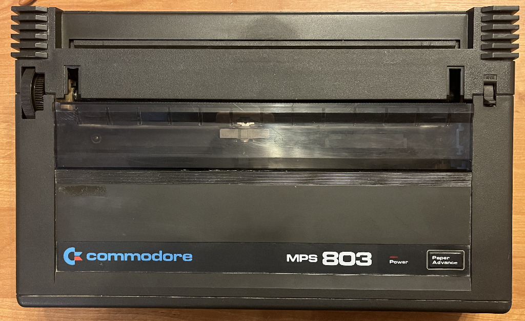 Retro Drukarka Commodore MPS 803 | Myślenice | Licytacja na Allegro ...