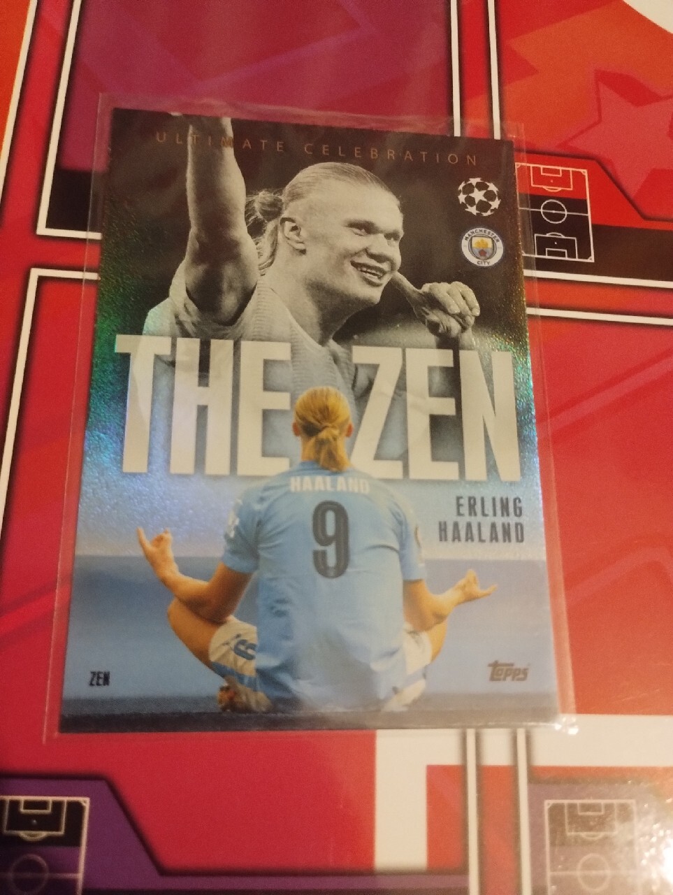 Topps 2023 2024 erling Haaland The Zen Ultimate celebration | Kraków ...