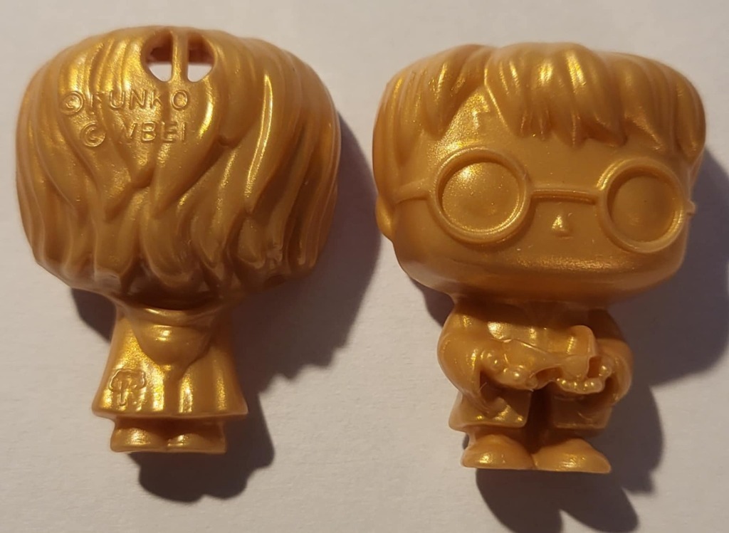 Złote Figurki Harry Potter VT413 nr 22 i 23 FUNKO WBEI Kinder Joy NOWE ...
