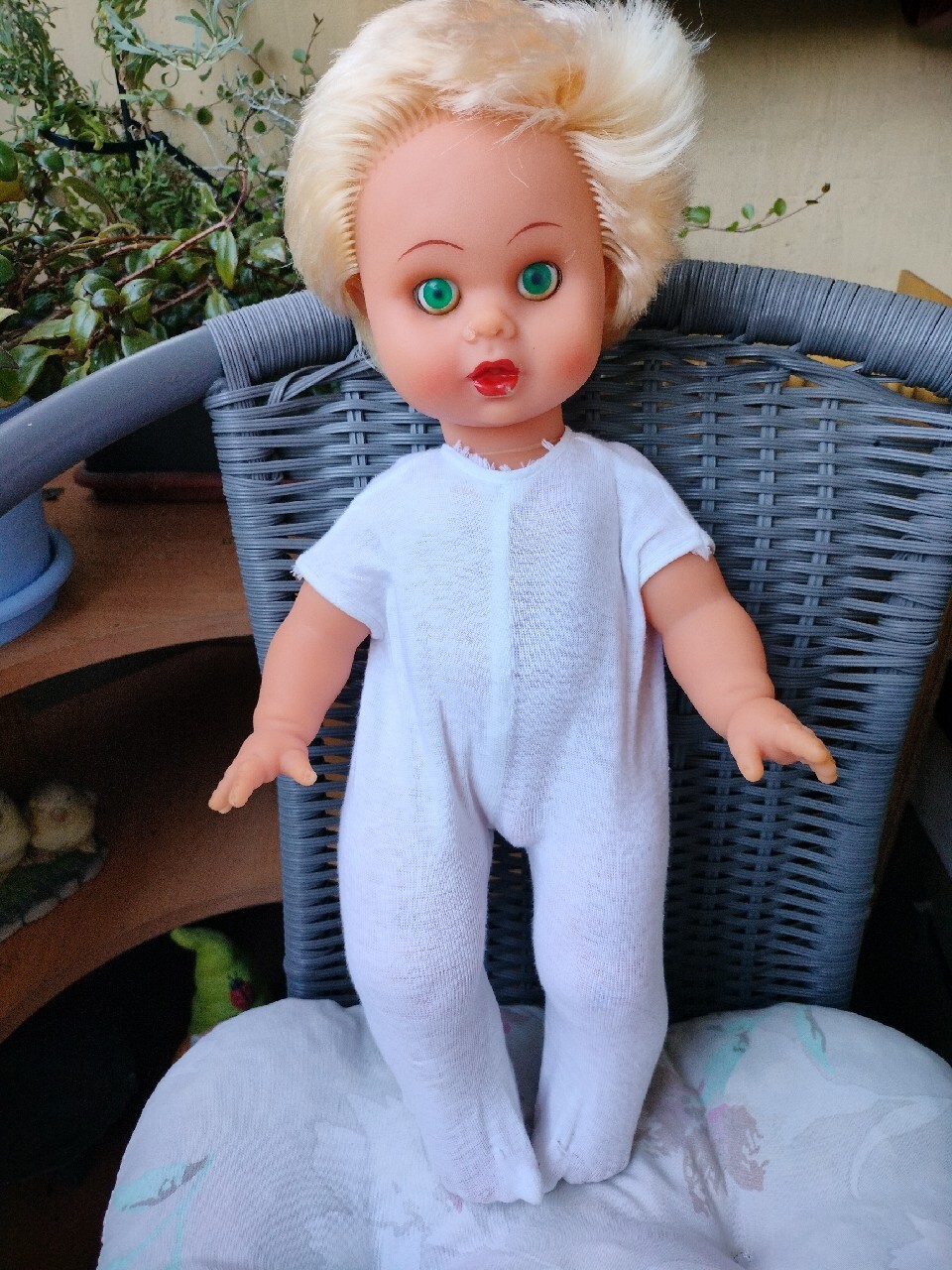 STARA LALKA PRL BOBAS CHŁOPIEC KRAWAL | Czeladź | Kup teraz na Allegro ...