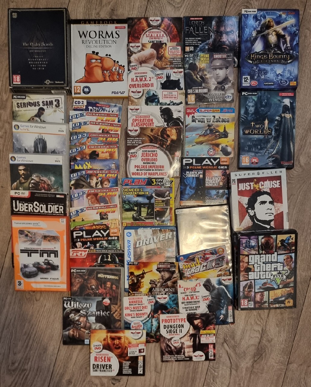 Stare gry na PC + gazety | Gdańsk | Licytacja na Allegro Lokalnie
