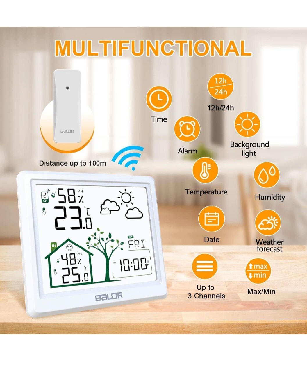 Stacja pogody Baldr | Skórzewo | Kup teraz na Allegro Lokalnie