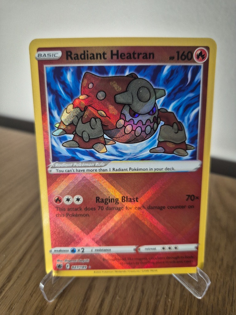 Karta Pokemon TCG: Radiant Heatran (ASR 027) | Gostyń | Kup teraz na ...