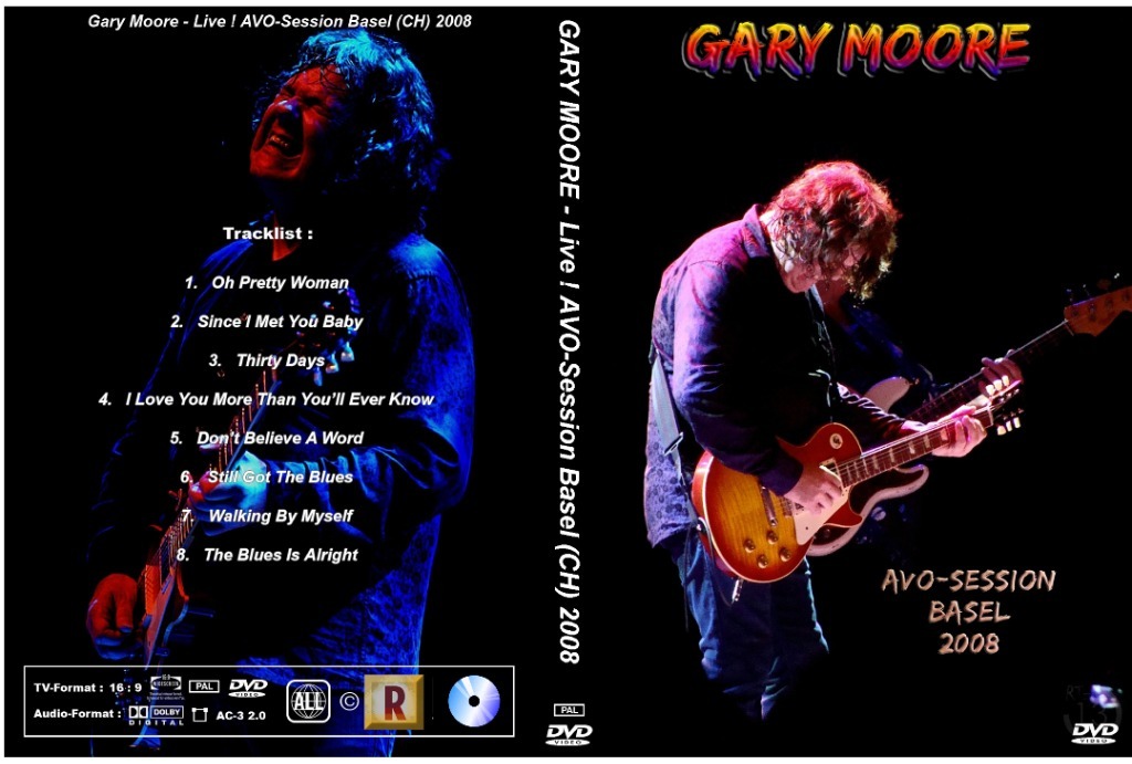 GARY MOORE Live! AVO Session Basel 2008 1 DVD(R) | Sosnowiec | Kup teraz na Allegro Lokalnie