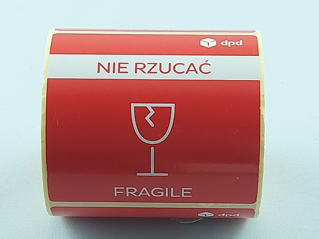 etykieta naklejka samoprzylepna Nie rzucać 250 szt | Ostrowiec ...