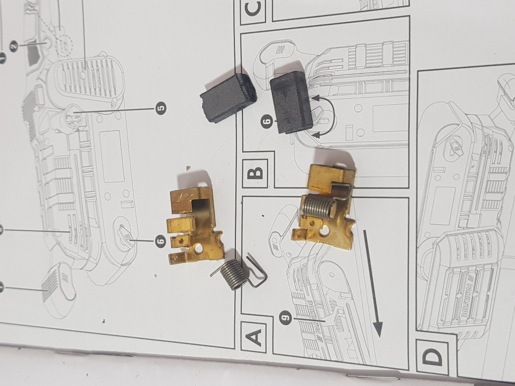 PARKSIDE PBS 900 C3 szczotki+ szczotkotrzymacze | Józefosław ...