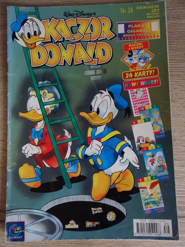 DISNEY__ KOMIKS KACZOR DONALD__ nr 38/1998 | Ostrołęka | Kup teraz na Allegro Lokalnie